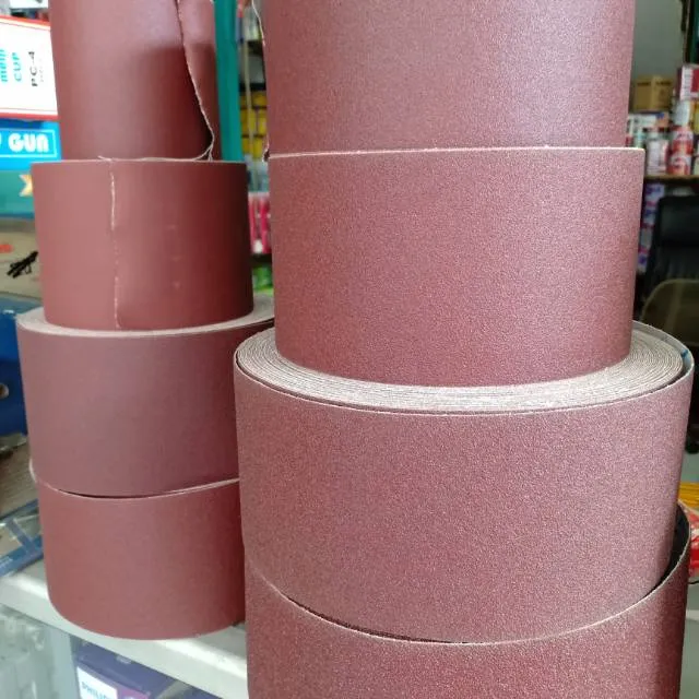 Amplas Meteran Amplas Roll Eceran Murah Grit 60 80 100 120 150 180 240 ...