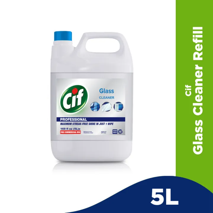 Nutrafinity Cif Professional Glass Cleaner 5L Refill - Surface Cleaning ...