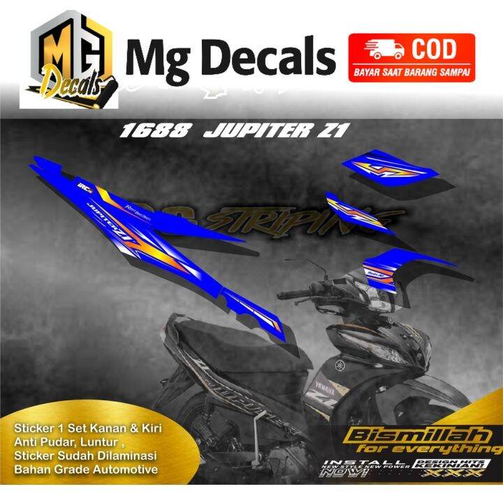 1688 Sticker Striping Motor YAMAHA JUPITER Z1 List Variasi Desain ...