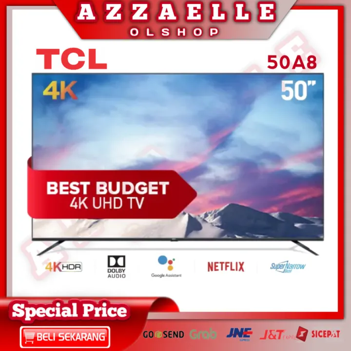 TCL 50A8 4K UHD Android Smart Tv | Lazada Indonesia