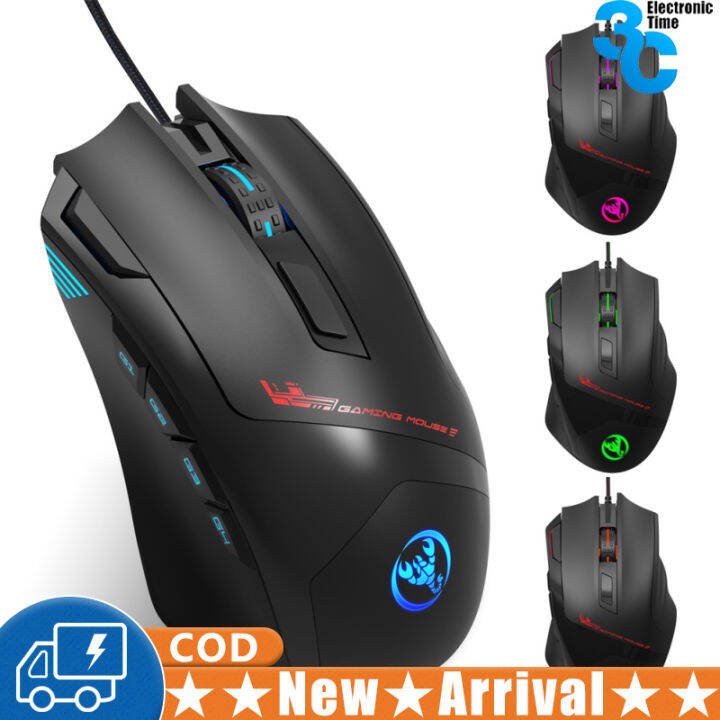 9d Macro Programming Gaming Mouse Rgb Luminous 7200dpi Backlight ...