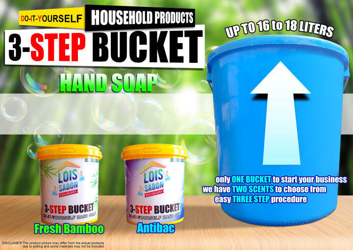 3-Step Bucket DIY Hand Soap (Up to 16-18 Liters) First in PH Premix DIY ...