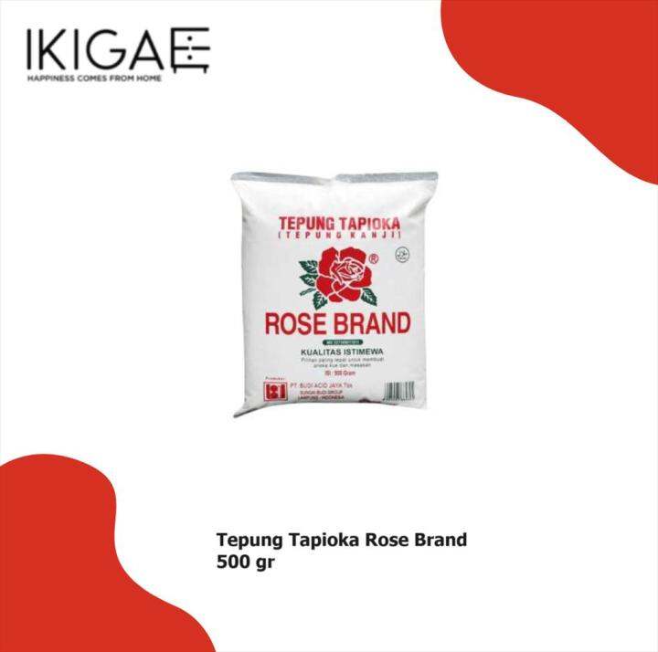 ROSE BRAND TEPUNG TAPIOKA / TEPUNG KANJI 500 Gr | Lazada Indonesia