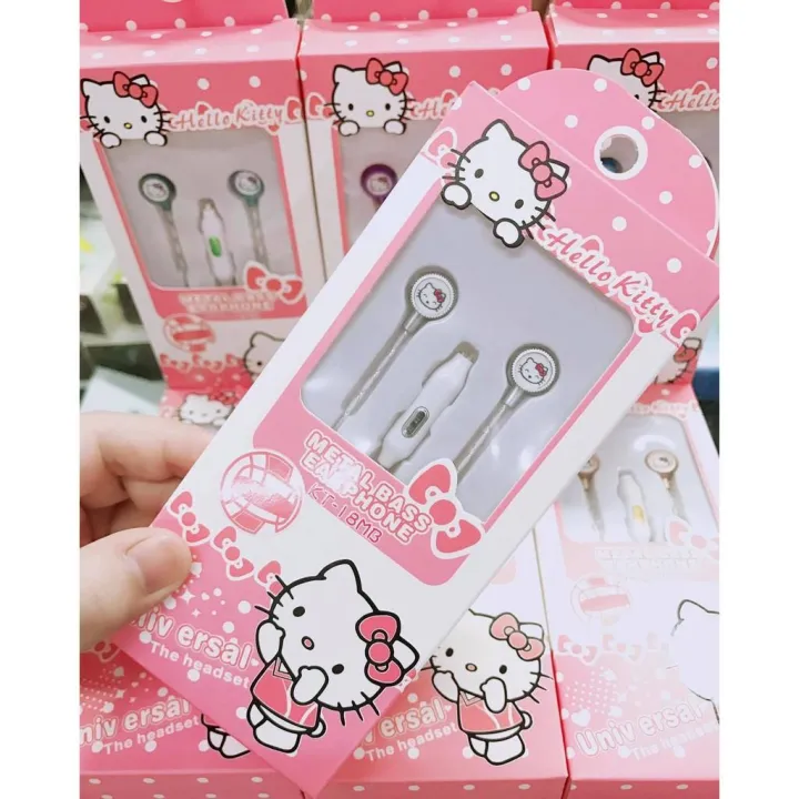 ️COD！Hello Kitty Headset With MiC(white) | Lazada PH