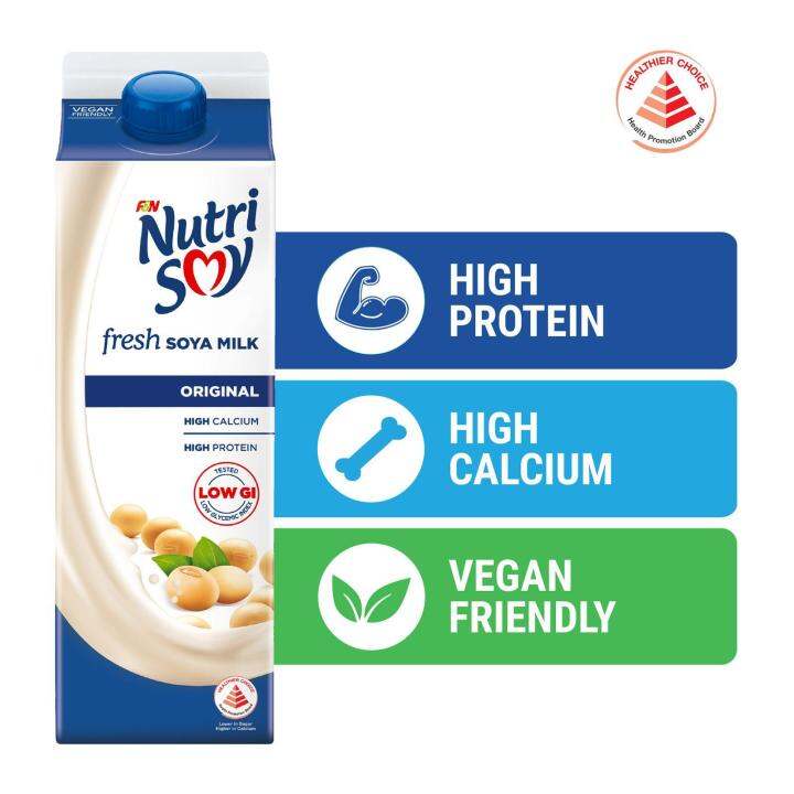 NutriSoy Regular Fresh Soya Milk 946ML | Lazada Singapore