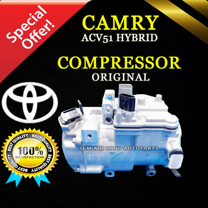 TOYOTA CAMRY ACV51 HYBRID ORIGINAL COMPRESSOR/ KOMPRESSOR (CAR AIRCOND ...