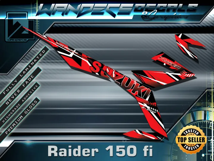Raider 150 Fi Racing Decals By Wandecs | Lazada PH