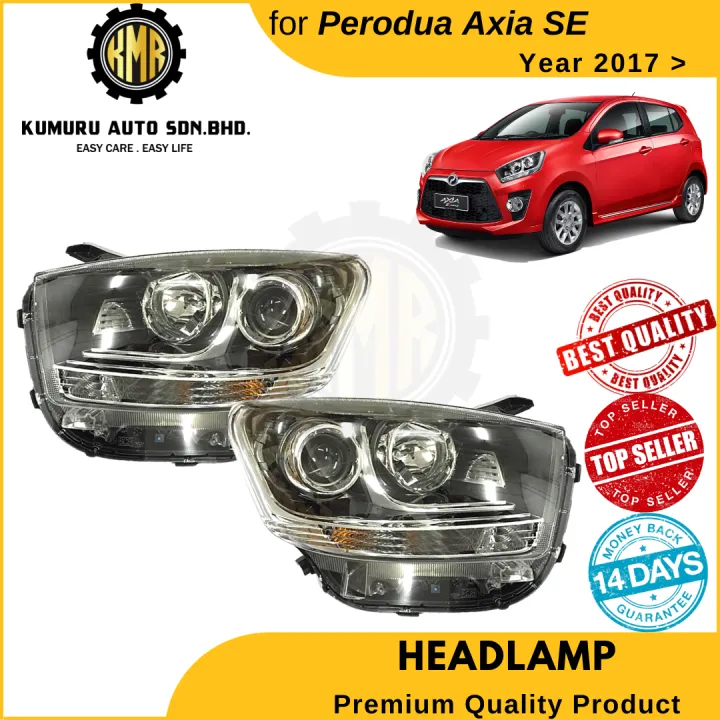 Perodua Axia SE 2017'-2022' Headlamp Lampu Besar Depan (1 Unit) | Lazada
