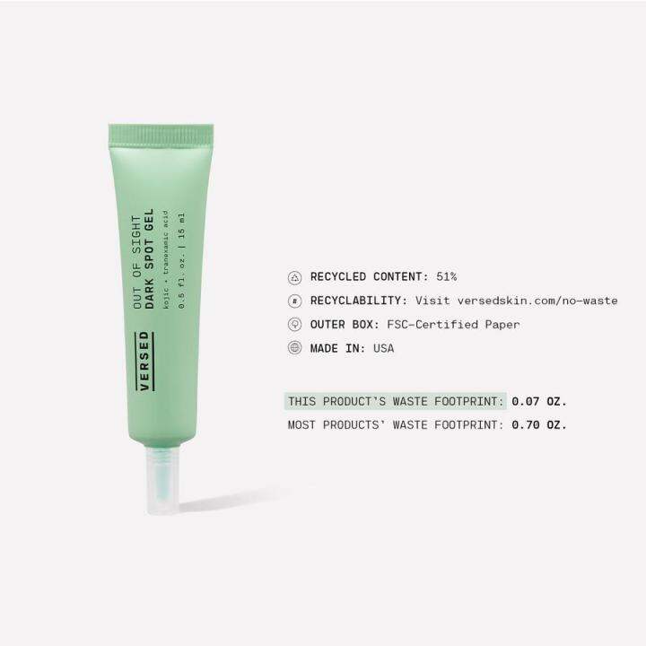 Versed Out Of Sight Dark Spot Gel 15ml Freebie Lazada Ph