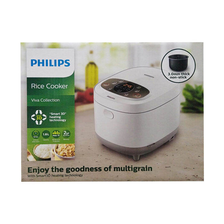 HD4533 1.8L Viva Collection Rice Cooker (With Smart 3D heating ...