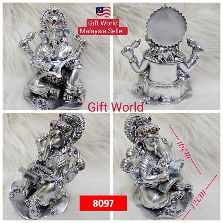 GANESHA / Ganapathy / Vinayagar - India God Premium Silver God Statue ...