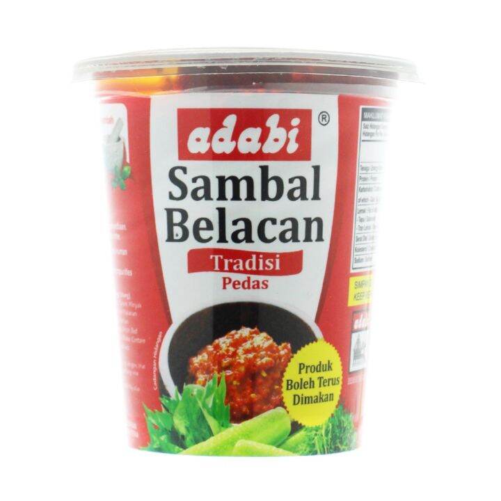Adabi Sambal Belacan Traditional (180g) | Lazada