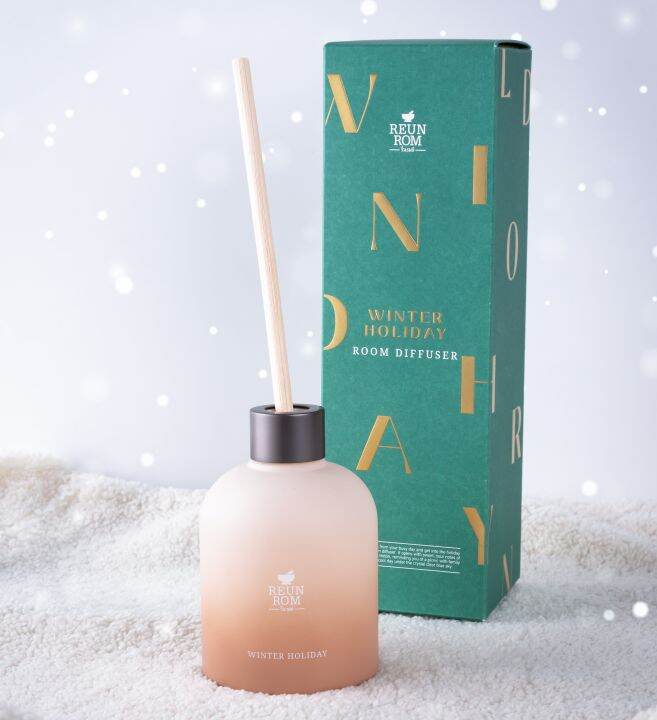 Reunrom รูมดิฟฟิวเซอร์ 200ml Christmas รื่นรมย์ กลิ่น Winter Holiday ...