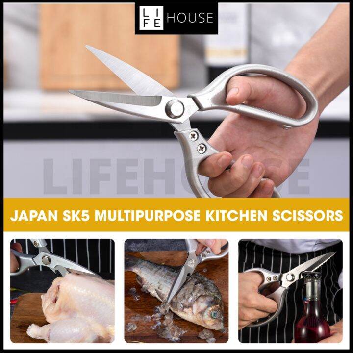 Japan SK5 Gunting Ikan Dan Dapur Ayam Gunting Kitchen Scissors Made In ...