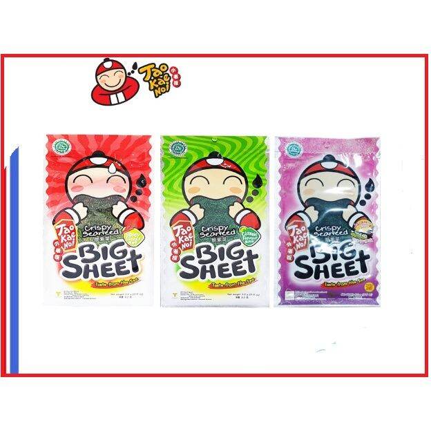 Big sheet Tao Kae Noi Nori Snack Rumput Laut ala jepang Box isi 12 pcs ...