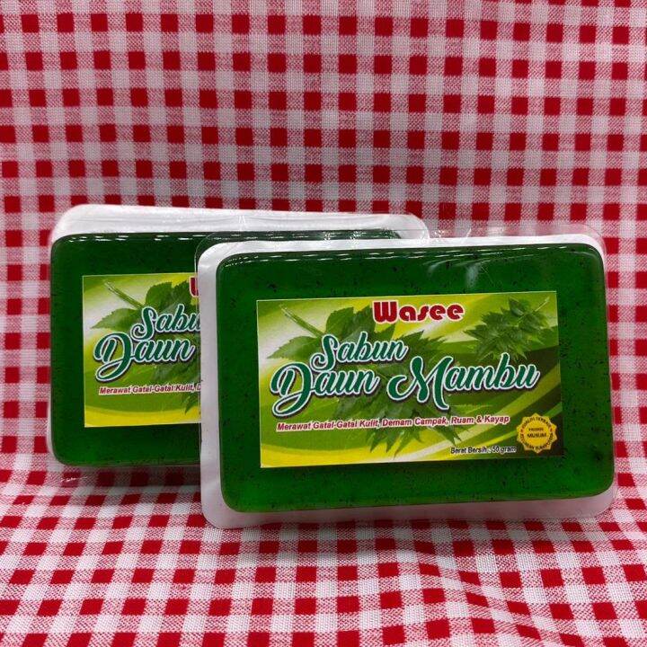 WASEE - SABUN DAUN M4MBU | 60G - READYSTOCK | Lazada