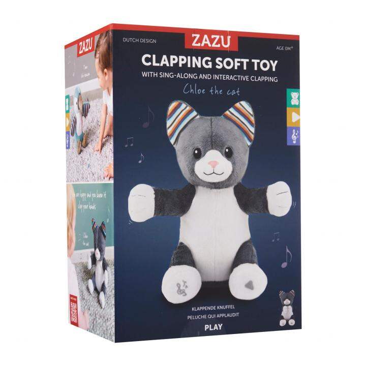 Zazu Chloe Cat Interactive Soft Toy With Clapping Hands | Lazada Singapore