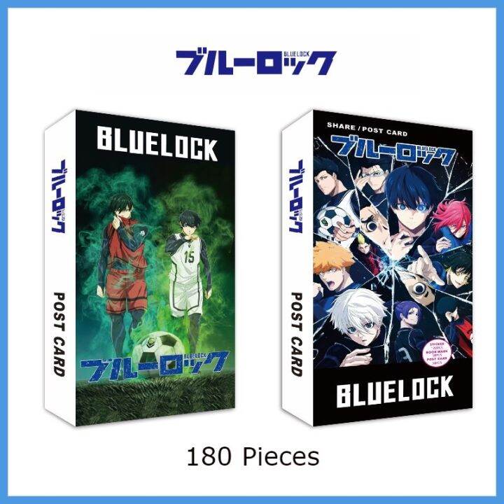 BLUE LOCK 180 PIECES (30 Postcards + 30 Bookmarks + 120 Stickers ...