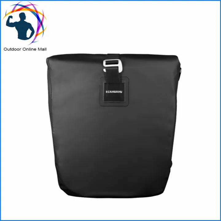 Waterproof Bike Rear Rack Bag 20L Bike Side Storage Bag Laptop Pannier ...