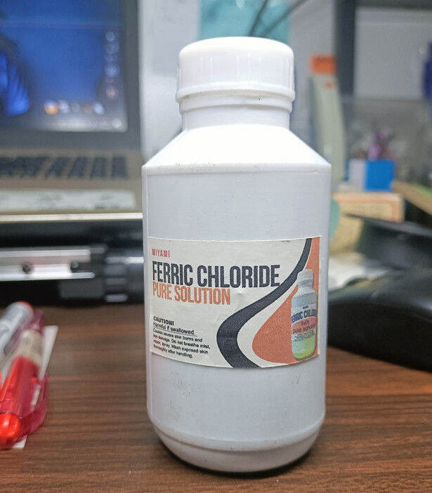 MIYAMI Ferric Chloride pure solution 130ML for PCB etching | Lazada PH