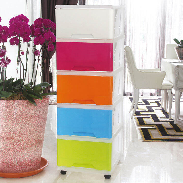 [SG Stock] Algo 4 Tier Jumbo Storage Stocker Home Organizer Drawer with ...