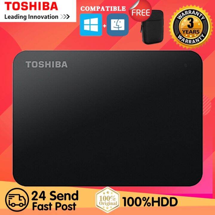 2 Terabyte Toshiba Canvio Basics 1TB 2TB Portable USB 3.0 External Hard Disk Drive | Lazada PH