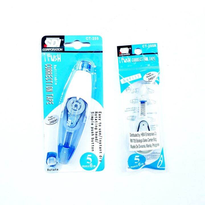 SDI CORRECTION TAPE CT-205 REFILL CT-205R | Lazada PH