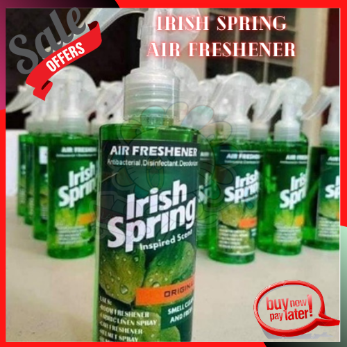 New Irish Spring Scent Spray Air Freshener, Disinfectant, Deodorizer ...