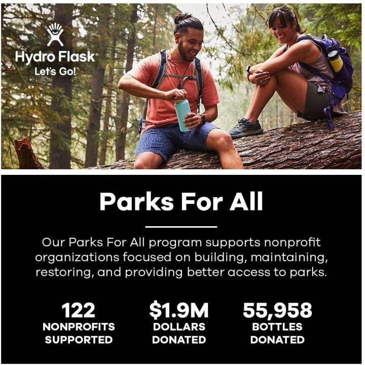 Hydro Flask 32oz Wide Mouth Water Bottle 2.0 Stainless Steel & Vacuum ...