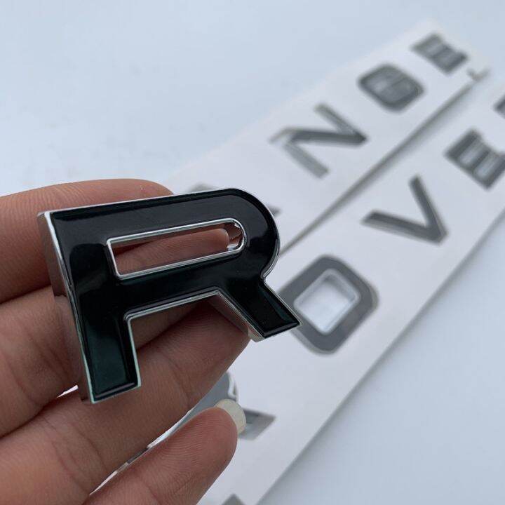 New upgrade Land Rover RANGE ROVER word logo Evoque car stickers car ...