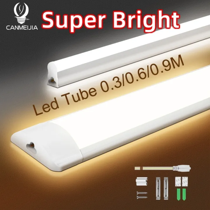 ♟ Led Lights Tube T5 T8 Under Cabinet Lights 30/50/60/90cm Flourescent Light Tube For Kitchen ...