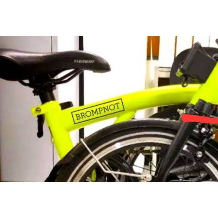 ♈☈ Brompnot Vinyl Sticker brompton on hand | Lazada PH