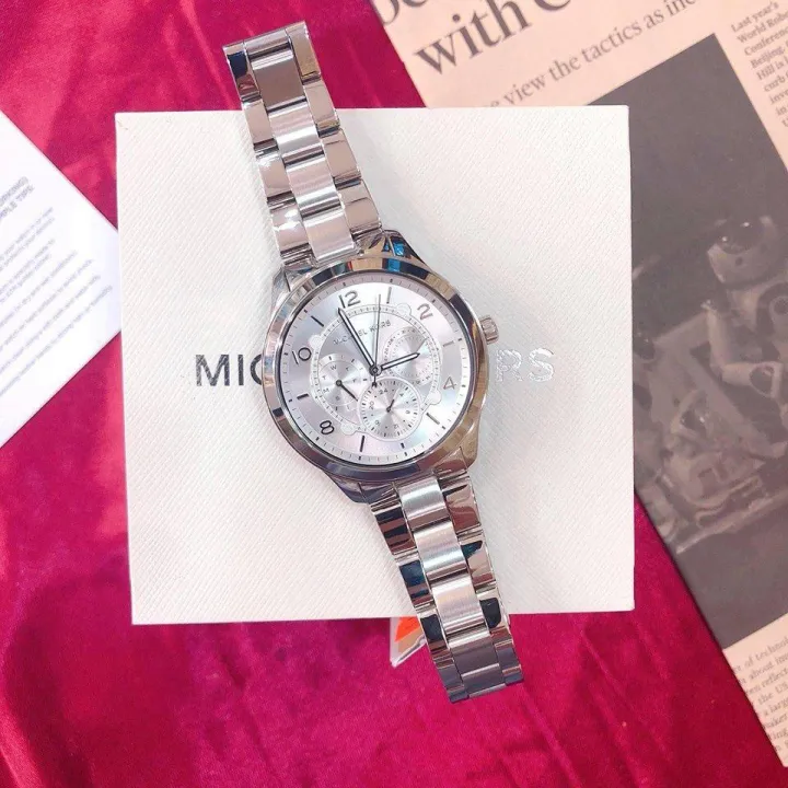 Michael Kors Women's Runway Chronograph Stainless Steel Watch MK6587 ...