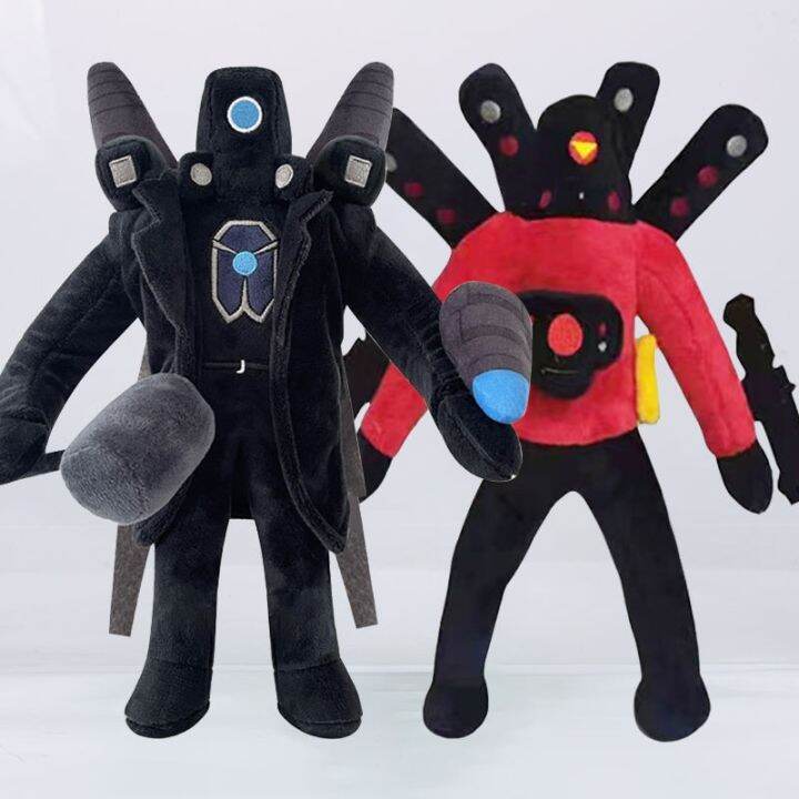 Double boss titan monitor and sound man plush toy skbd tolet toilet man ...