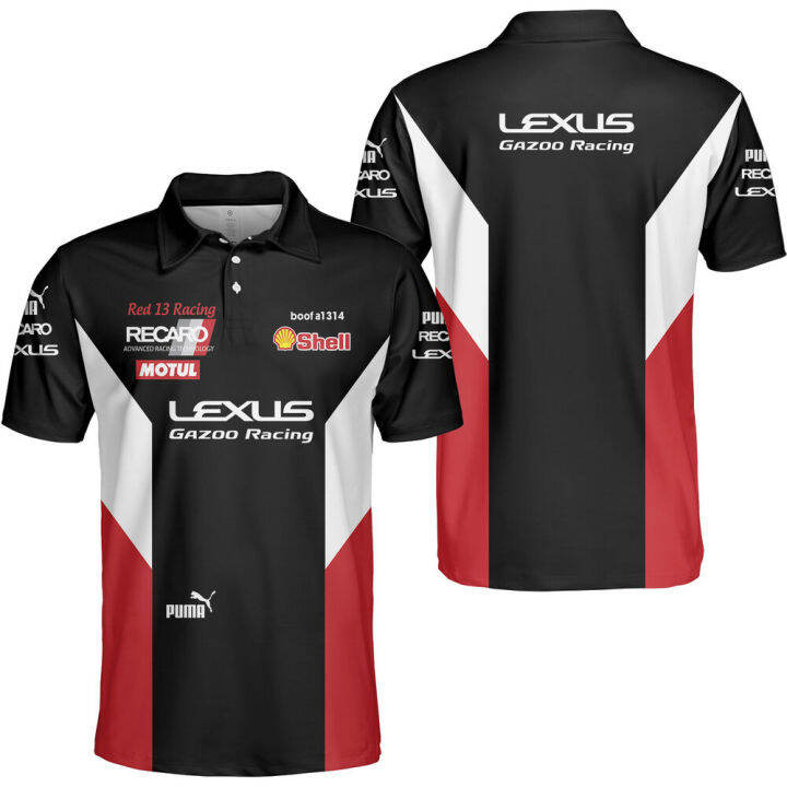 Top men's fashion Lexus Gazoo logo racing best gift Polo shirt size S ...