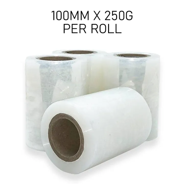 100mm x 250g Clear Transparent Mini Baby Roll Wrapping Film Stretch ...