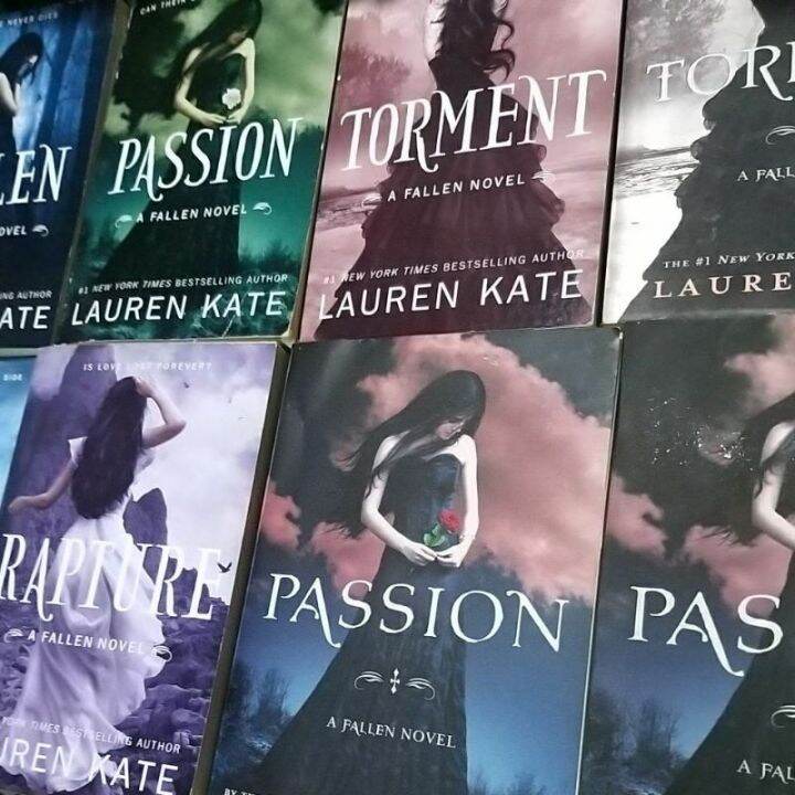 Lauren Kate - Fallen Torment Rapture etc. children book coloring set ...