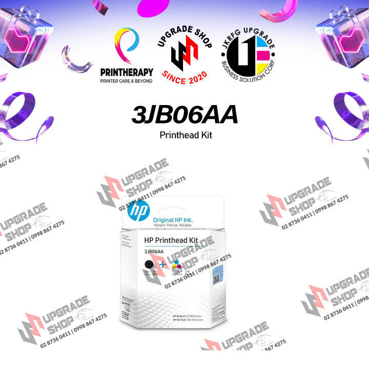 Printhead Kit 3JB06AA Ink Cartridge Black & Tri-color Set | Original ...