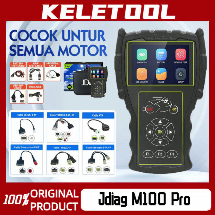 Keletool Jdiag M100 Pro OBD2 CO DLC Motor Diagnostic Scener Tool ...