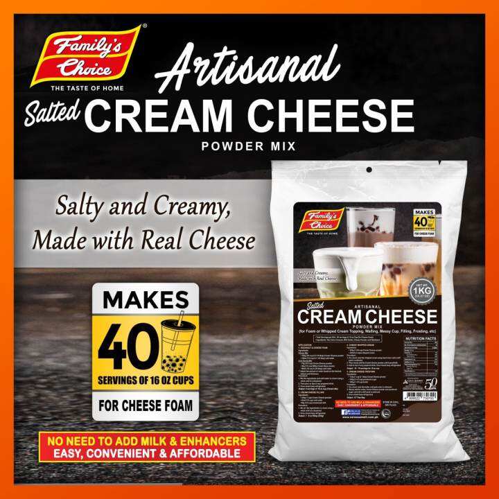 Family's Choice Artisanal Cream Cheese Powder Mix 1kg | Lazada PH