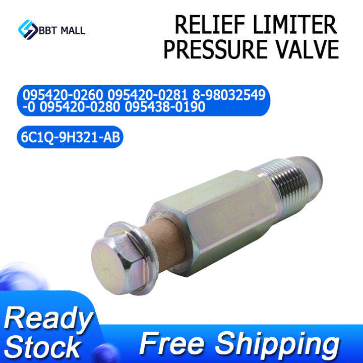 Relief Limiter Pressure Valve Common Rail Injectors 095420-0260 095420-0281 8-98032549-0 095420 ...