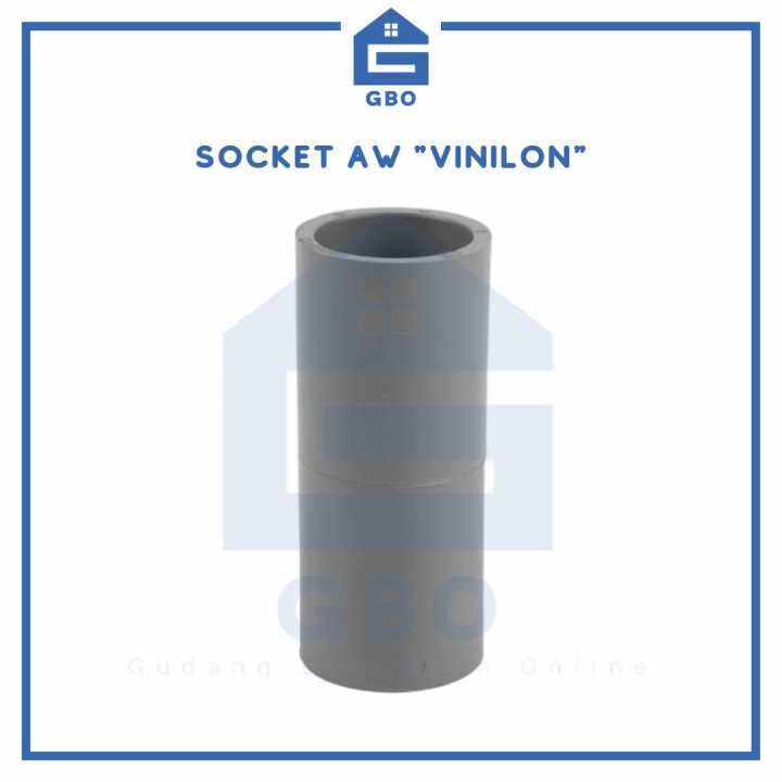 VINILON - SOCKET AW 1/2" / SAMBUNGAN PIPA / FITTING PIPA | Lazada Indonesia