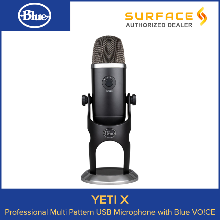 Logitech Blue Yeti X Professional Multi-Pattern USB Microphone for ...