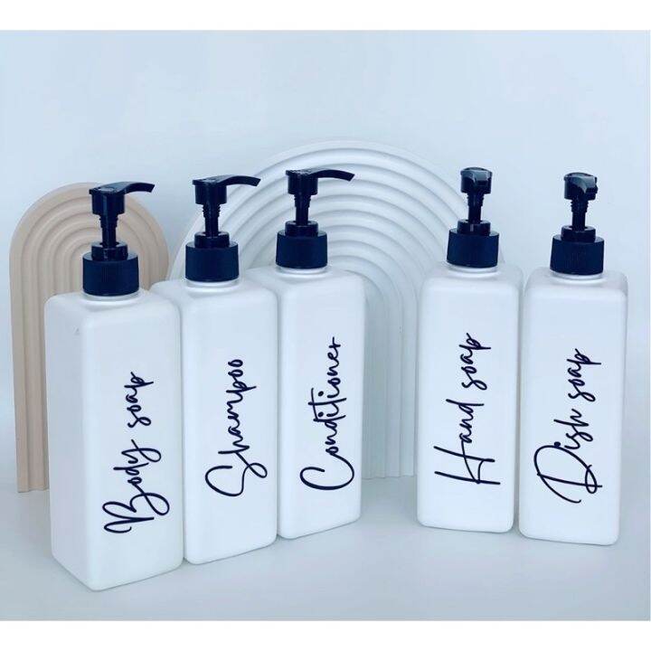 500ml black edition Box bottle. aesthetic bottle minimalist refill ...