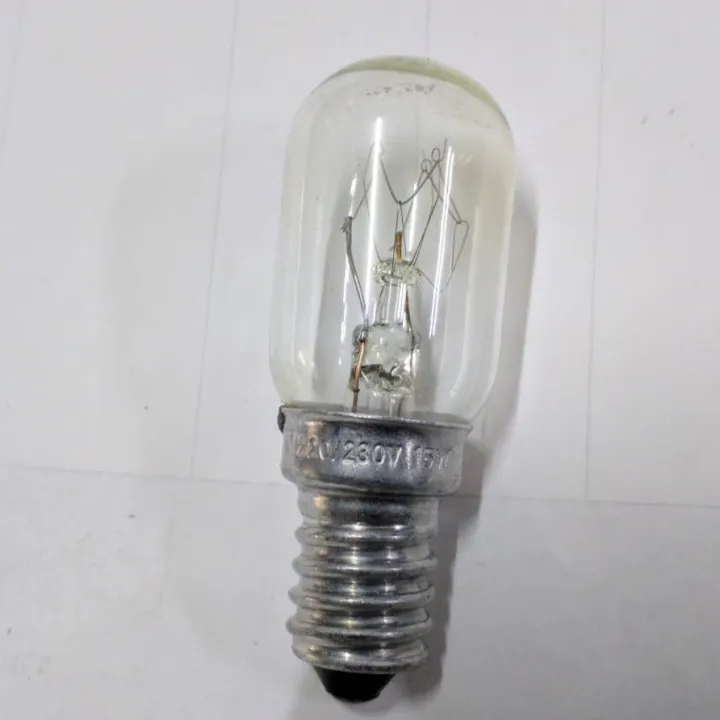 ๘สินค้าราคาถูก - หลอดไฟตู้เย็น หลอดขนาดกลาง ขั้ว E14 หลอดใส้ E14S-220/230V 15W หลอดใส ราคาถูก ...