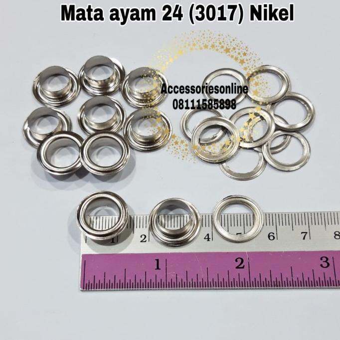 Bayar Ditempat Mata Ayam 24 (3017) Gold Atg - 1 Pak 144 Set/Bendera ...