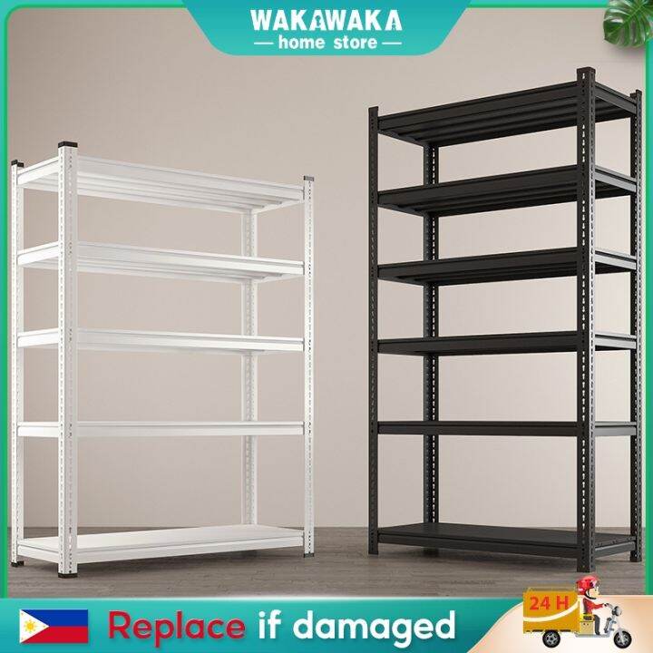 Steel Rack 5 Layer Heavy Duty Organizer Boltless Screw Shelf | Lazada PH