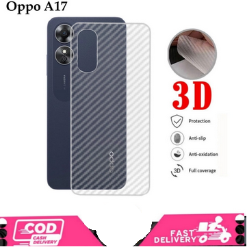 Sticker Skin Carbon Oppo A17 Back Skin Carbon 3D Garskin Anti Gores ...