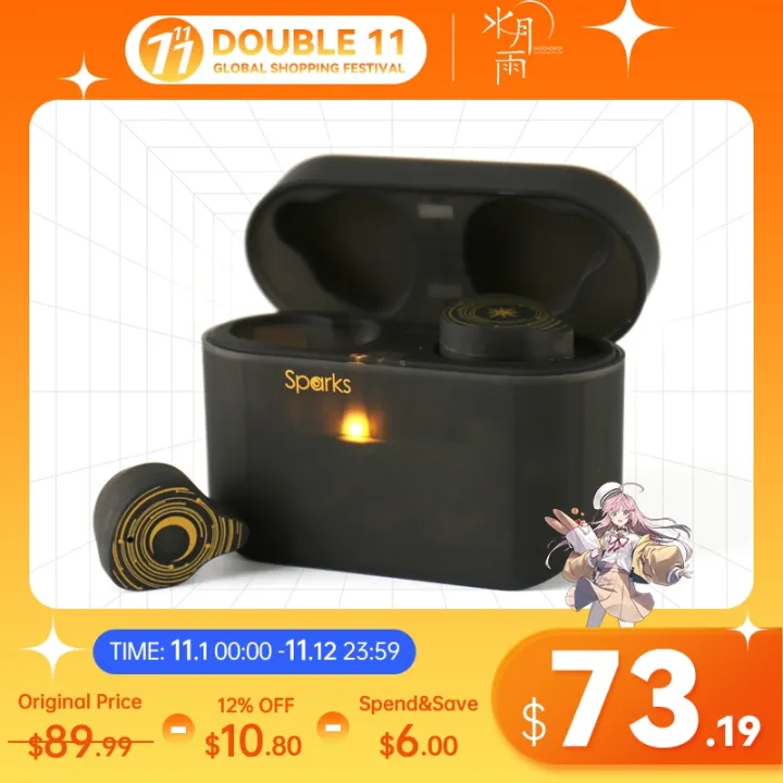 Moondrop Sparks True Wireless Stereo Earphone Bluetooth 5.2 Dynamic ...