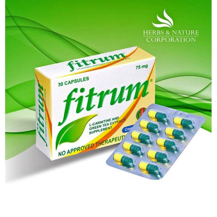 Hot zuanmia666 Fitrum L-Carnitine Capsule 30's | Lazada PH